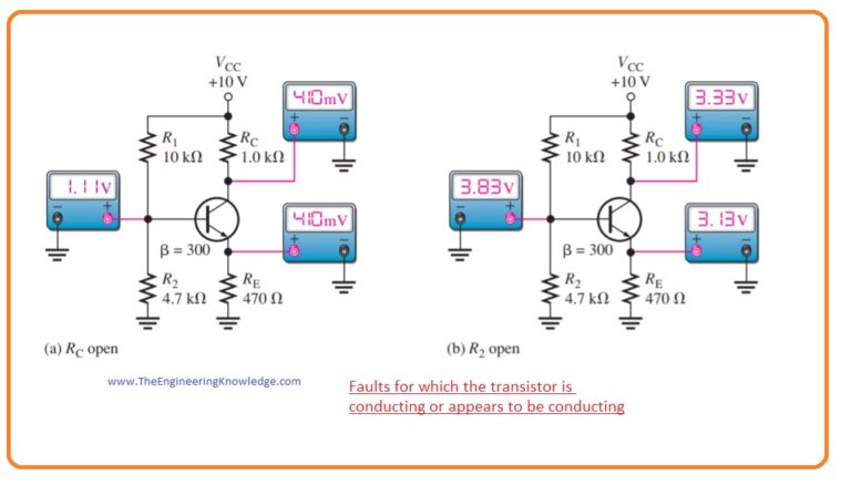 Troubleshoot Faults in Transistor Bias Circuits - The Engineering Knowledge