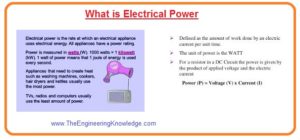 Difference Between Electrical Energy and Electrical Power - The ...