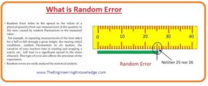 Difference Between Random & Systematic Error - The Engineering Knowledge