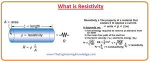 Difference Between Resistance & Resistivity - The Engineering Knowledge