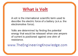 Difference Between Volt and Ampere - The Engineering Knowledge
