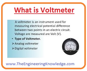 Difference Between Ammeter & Voltmeter - The Engineering Knowledge