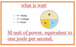 Difference Between Volts & Watts - The Engineering Knowledge