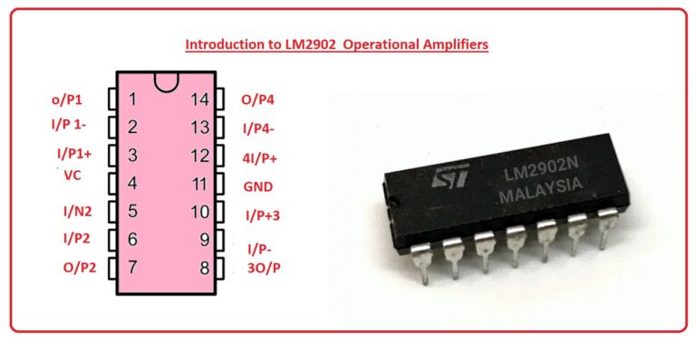Introduction to LM2902 Operational Amplifiers - The Engineering Knowledge