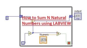 How to Sum N Natural Numbers using LABVIEW - The Engineering Knowledge