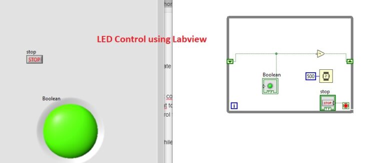 LED Control using Labview - The Engineering Knowledge