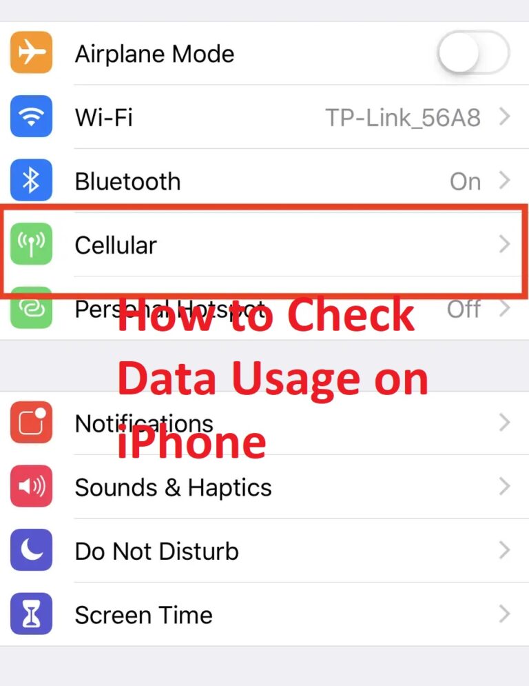 How to Check Data Usage on iPhone - The Engineering Knowledge