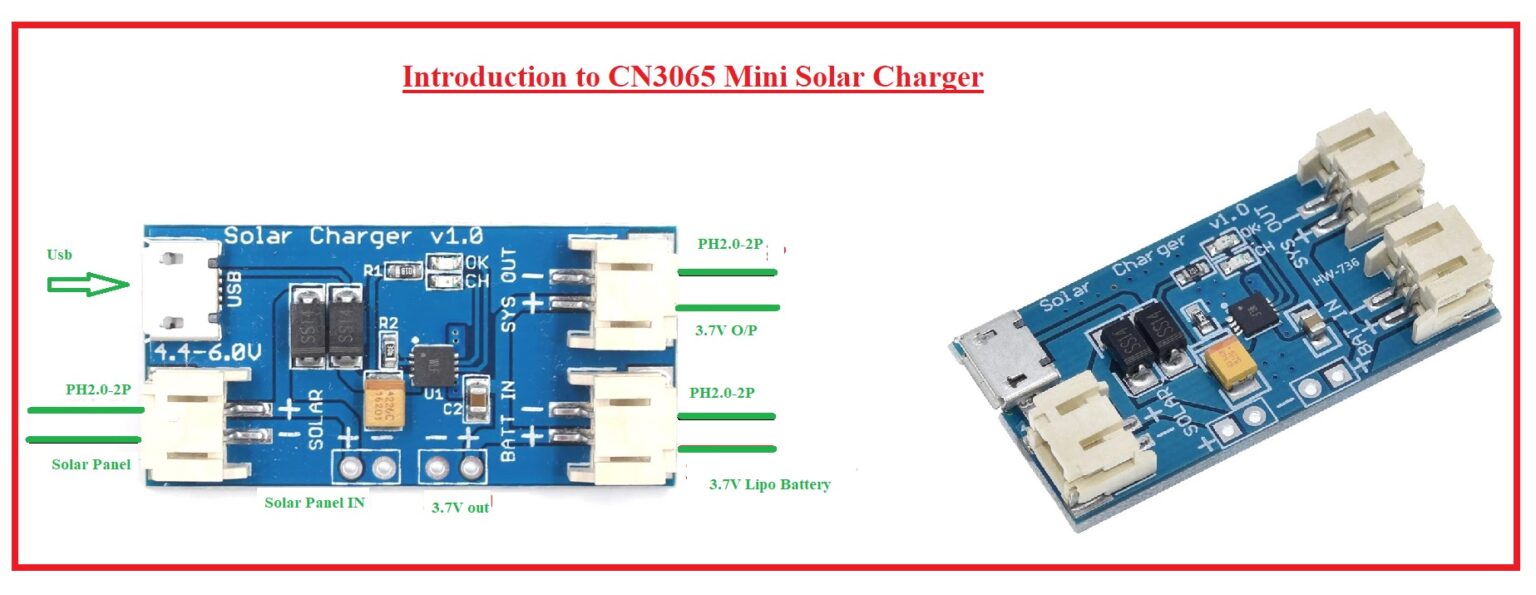 Introduction to CN3065 Mini Solar Charger - The Engineering Knowledge