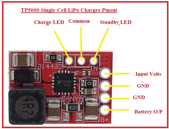 Introduction toTP5000 Single-Cell LiPo Charger - The Engineering Knowledge