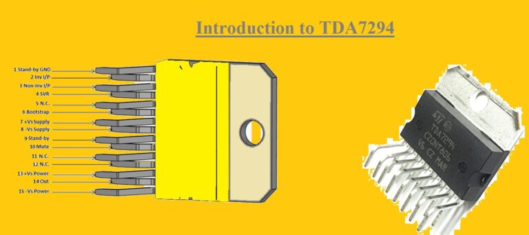 Introduction to TDA7294 - The Engineering Knowledge