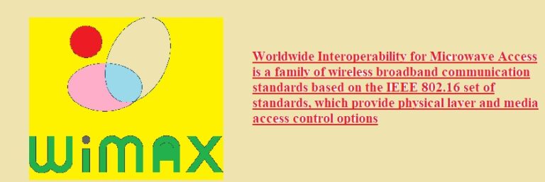 Difference between Wifi and WiMax - The Engineering Knowledge