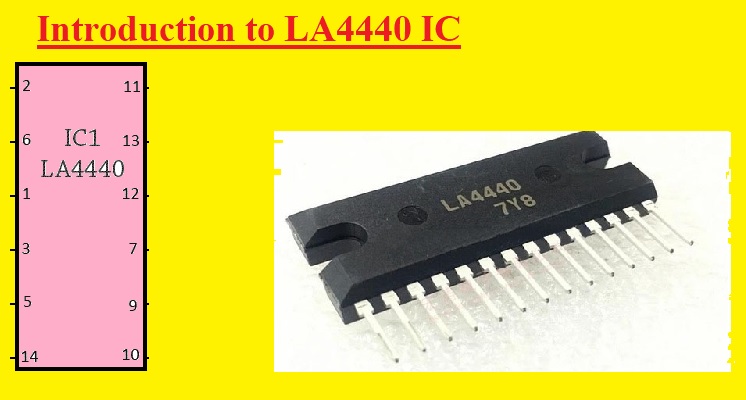 Amplifier circuit using LA4440 IC - The Engineering Knowledge