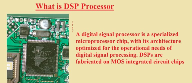 Difference between DSP Processor and Microprocessor - The Engineering Knowledge