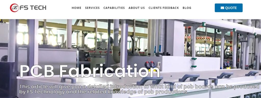 Turnkey PCB Assembly Company - FS Technology - The Engineering Knowledge