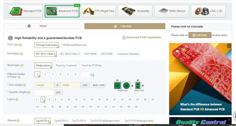 How to Place PCB Order at PCBWay - The Engineering Knowledge