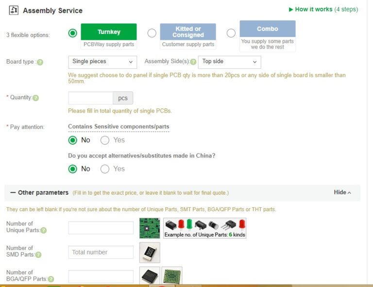 How to Place a PCB Assembly Order pcbway - The Engineering Knowledge