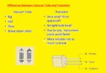 Difference between Vacuum Tube and Transistor - The Engineering Knowledge