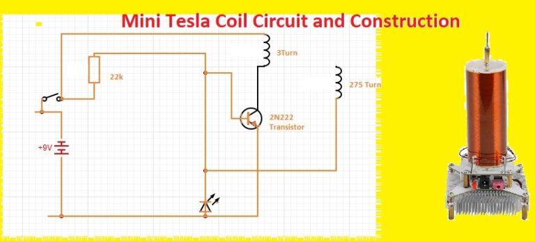 Mini Tesla Coil Circuit and Construction - The Engineering Knowledge