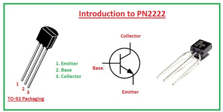 Introduction to PN2222, Working, Pinout, Features - The Engineering Knowledge