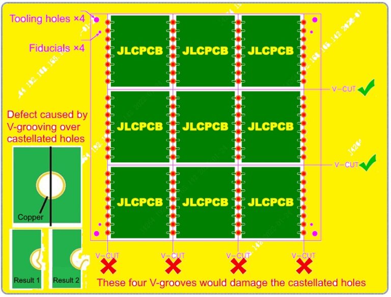 How to Design a Castellated PCBs Board in 2023 - The Engineering Knowledge