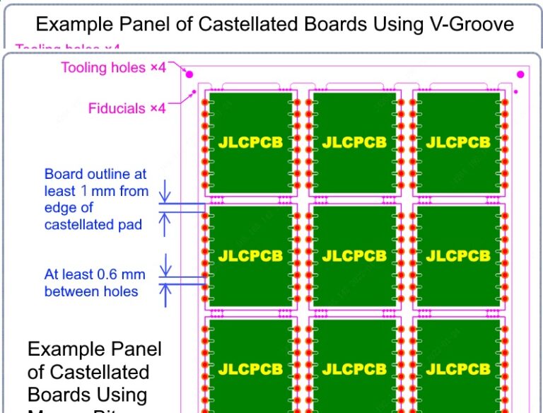 How to Design a Castellated PCBs Board in 2023 - The Engineering Knowledge