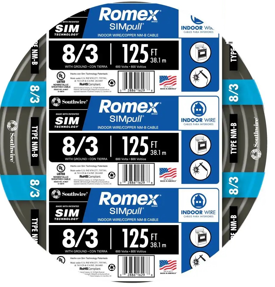 How Many Amps Is 8 3 Romex Good For 8 3 Wire Amp Rating