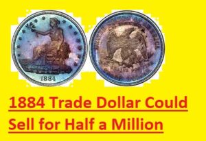1884 Trade Dollar | 1 Trade Dollar, Pattern, United States