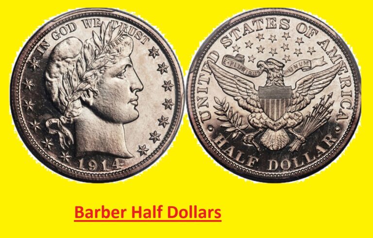 Barber Half Dollars (1892 - 1915) Values- Price Charts & Coin Values