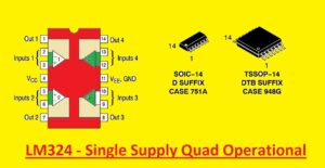 LM324 - Single Supply Quad Operational Amplifiers Worksheet