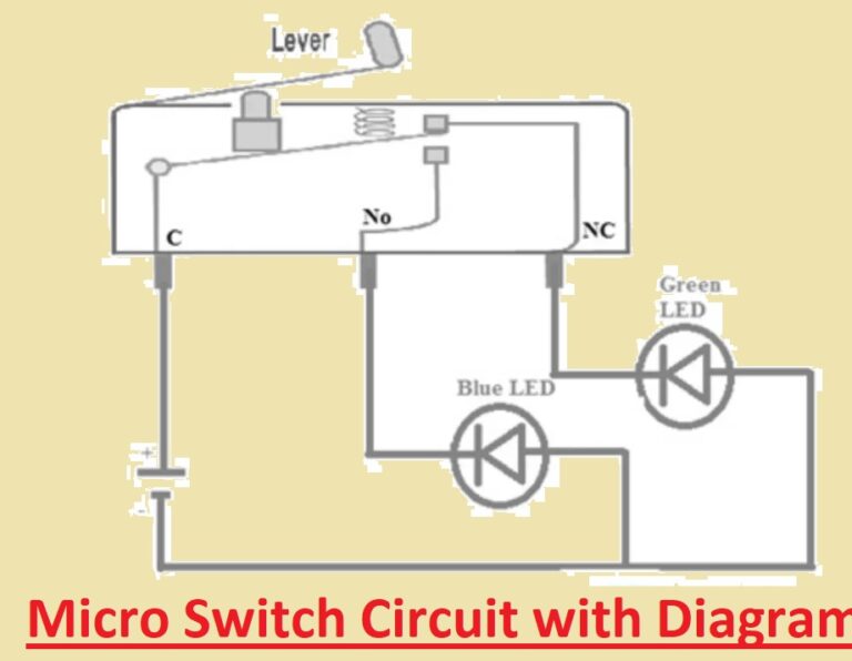 Micro Switch its Types and How its Work Diagram, Working Principle