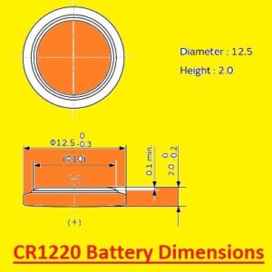 CR1220 Battery Equivalent, Features, Specification, Chat and Application - The Engineering Knowledge