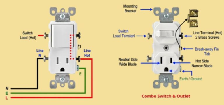 How to Wire a Switch and Outlet Combo - The Engineering Knowledge