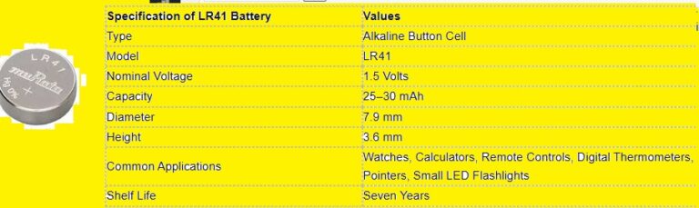 LR43 vs LR44 vs LR41: Main Differences - The Engineering Knowledge