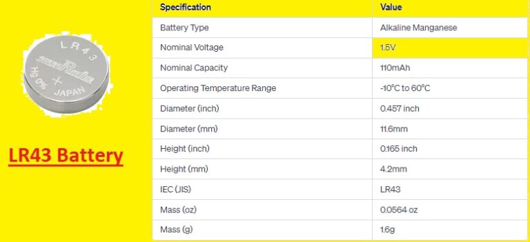 LR43 vs LR44 vs LR41: Main Differences - The Engineering Knowledge