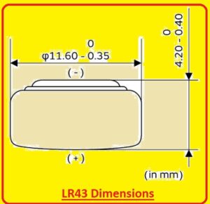 LR43 Battery Equivalent: Features, Dimensions, Uses & Types - The ...