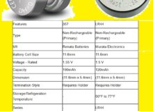 377 Battery Equivalent, Voltage, Size, Life & Uses - The Engineering ...