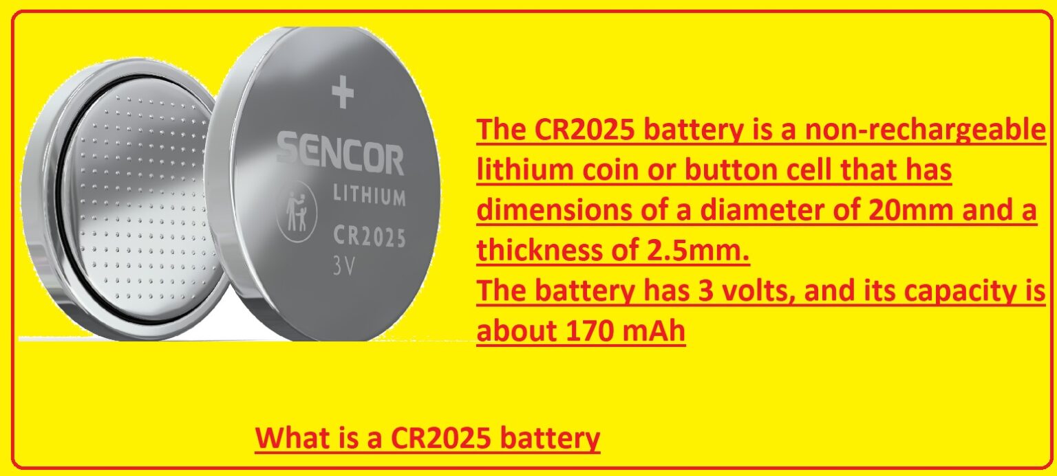 CR2025 Coin Battery, Features, Equivalent, & Applications - The ...