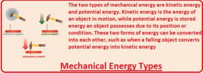 Daily Life Examples of Mechanical Energy - The Engineering Knowledge