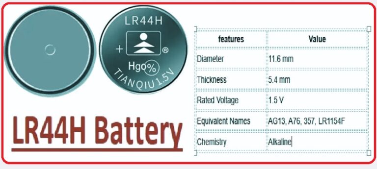 LR44H Battery Equivalent, Features, Working, Uses - The Engineering ...