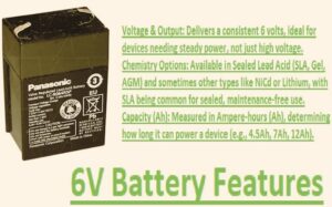 6 Volt Battery Features, Uses, Working, & Types - The Engineering Knowledge