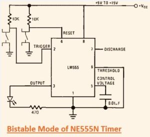 NE555N Timer: Pinout, Features, Datasheet, and Schematic Diagram - The ...